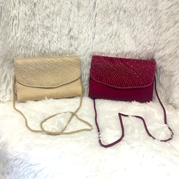 Sasha New York | Accessories | Sasha New York Satin Evening Prom Purse ...